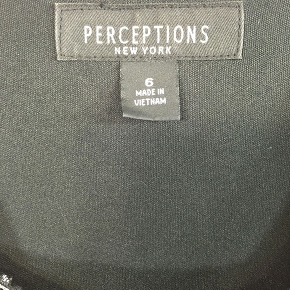 Perceptions | Dresses | Perceptions New York Cap Sleeve Lined Dress Sz ...